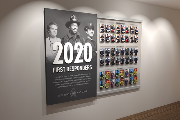 Healthcare Heroes Recognition Display | Adler Display in Maryland